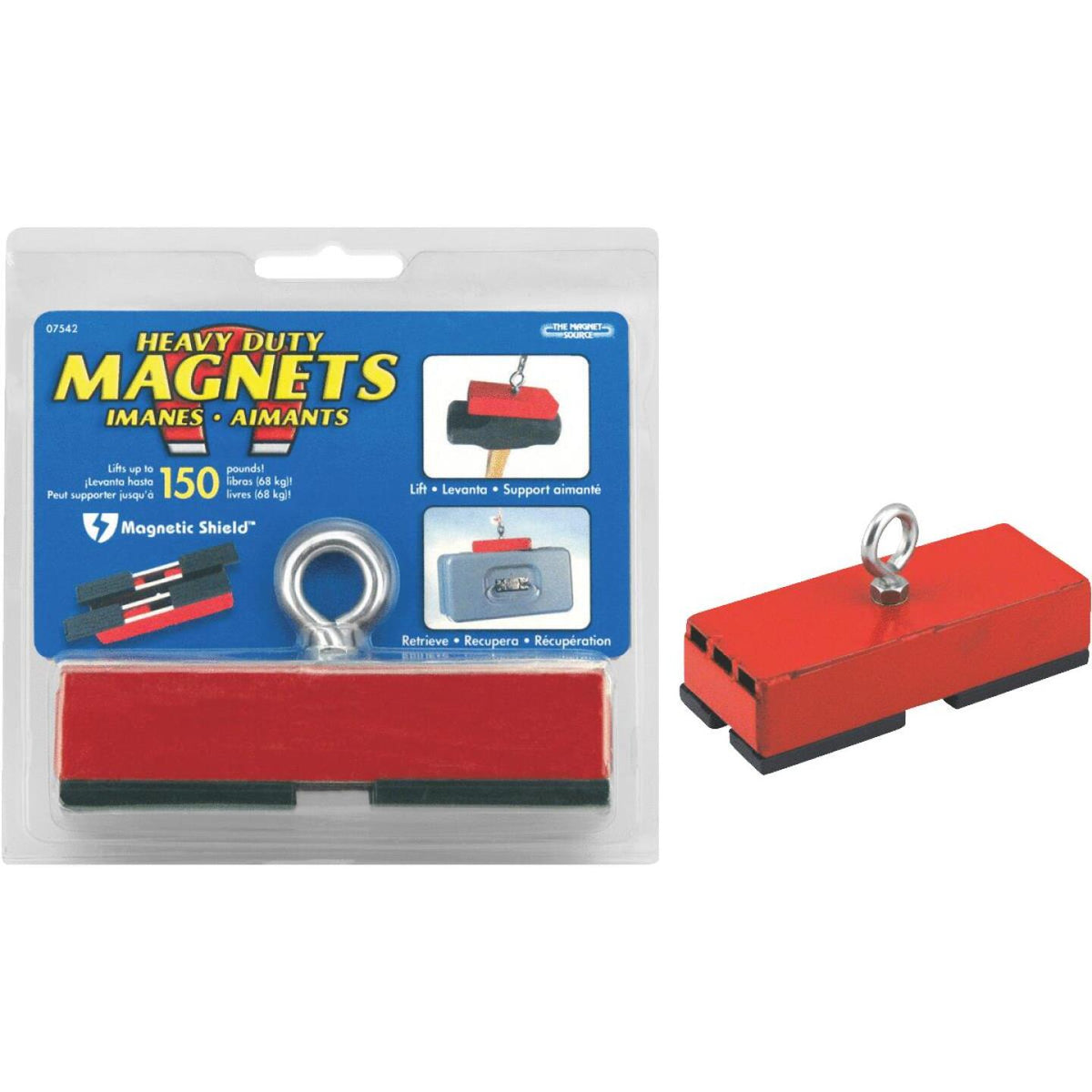 Master Magnetics 5 in. 150 Lb. Heavy Duty Retrieving Magnet - Columbus ...